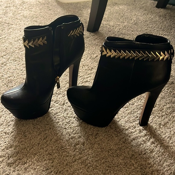 H by Halston | Shoes | H By Halston Platform Rocker Boots | Poshmark